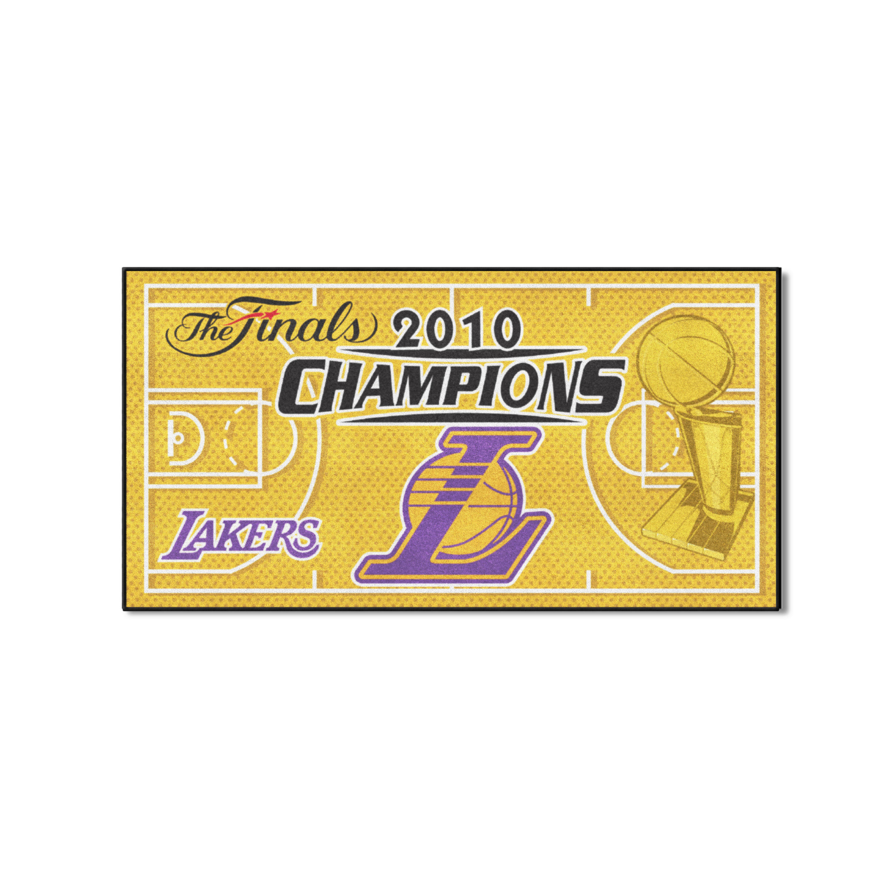 FANMATS Los Angeles Lakers_Los Angeles Lakers 2010 NBA Champions Court ...