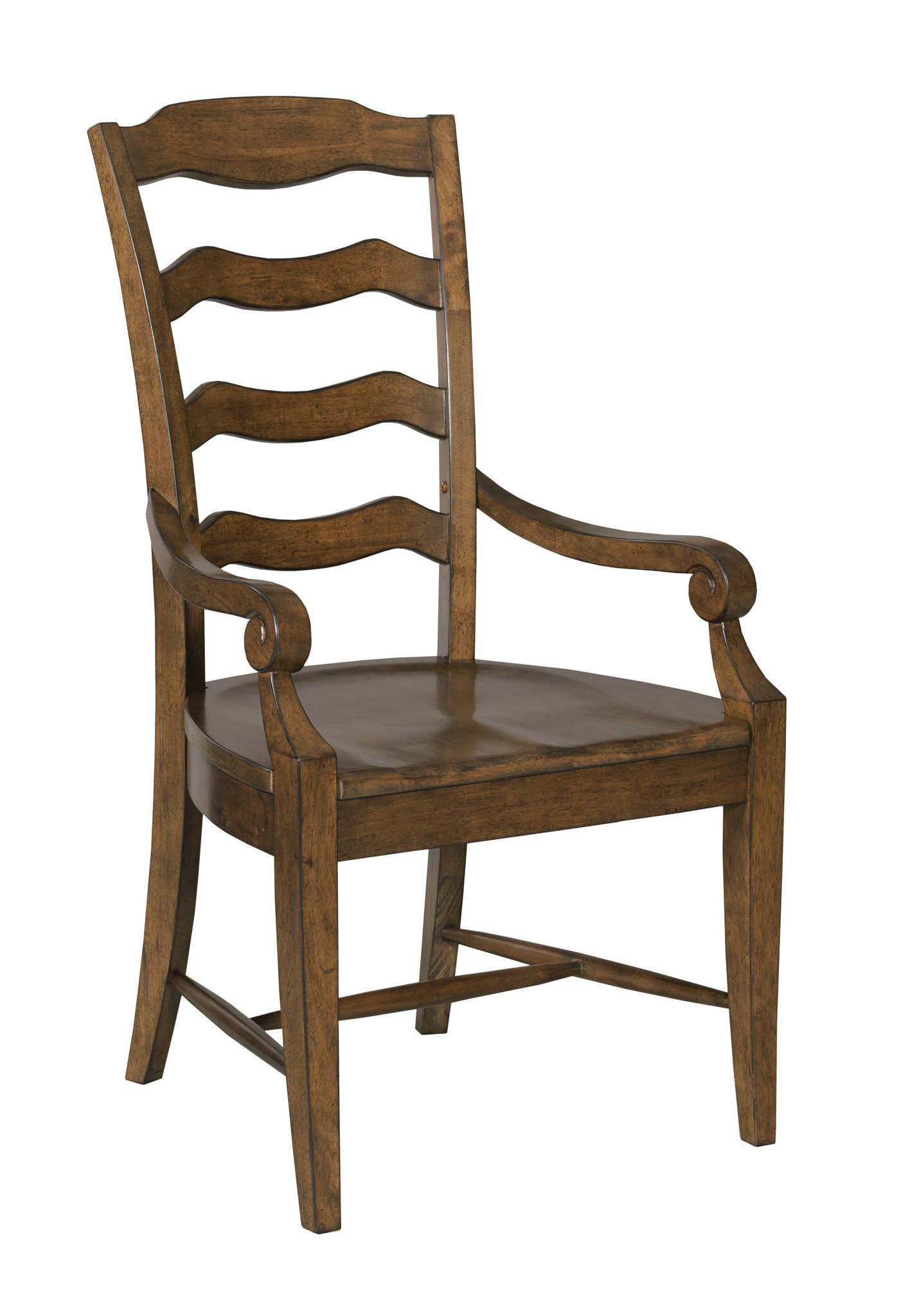 Canora Grey Chaise avec accoudoirs en bois massif Skylinn - Wayfair Canada