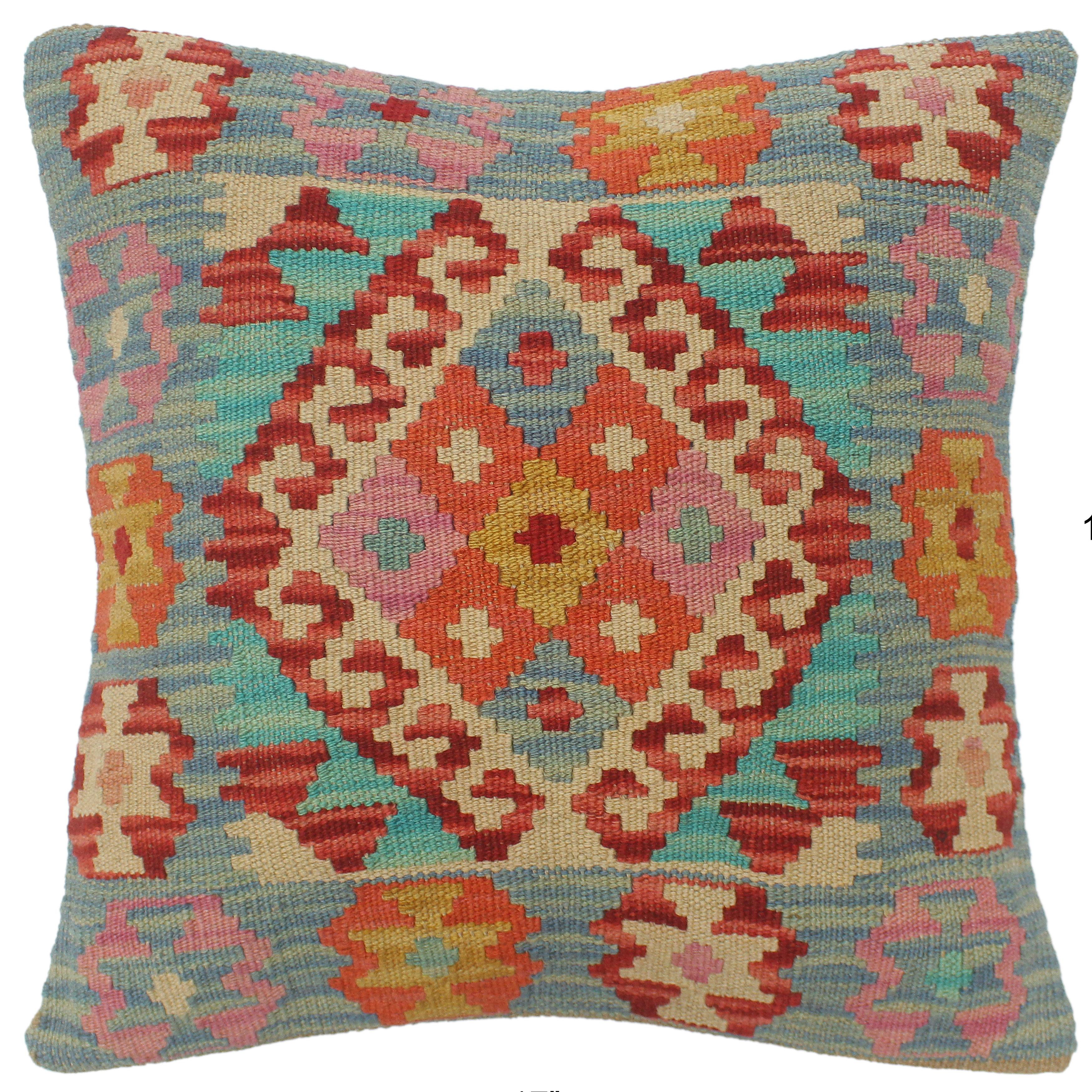 Arshs Fine Rugs Shabby Elegance Turkish Hand Woven Kilim Pillow | Wayfair