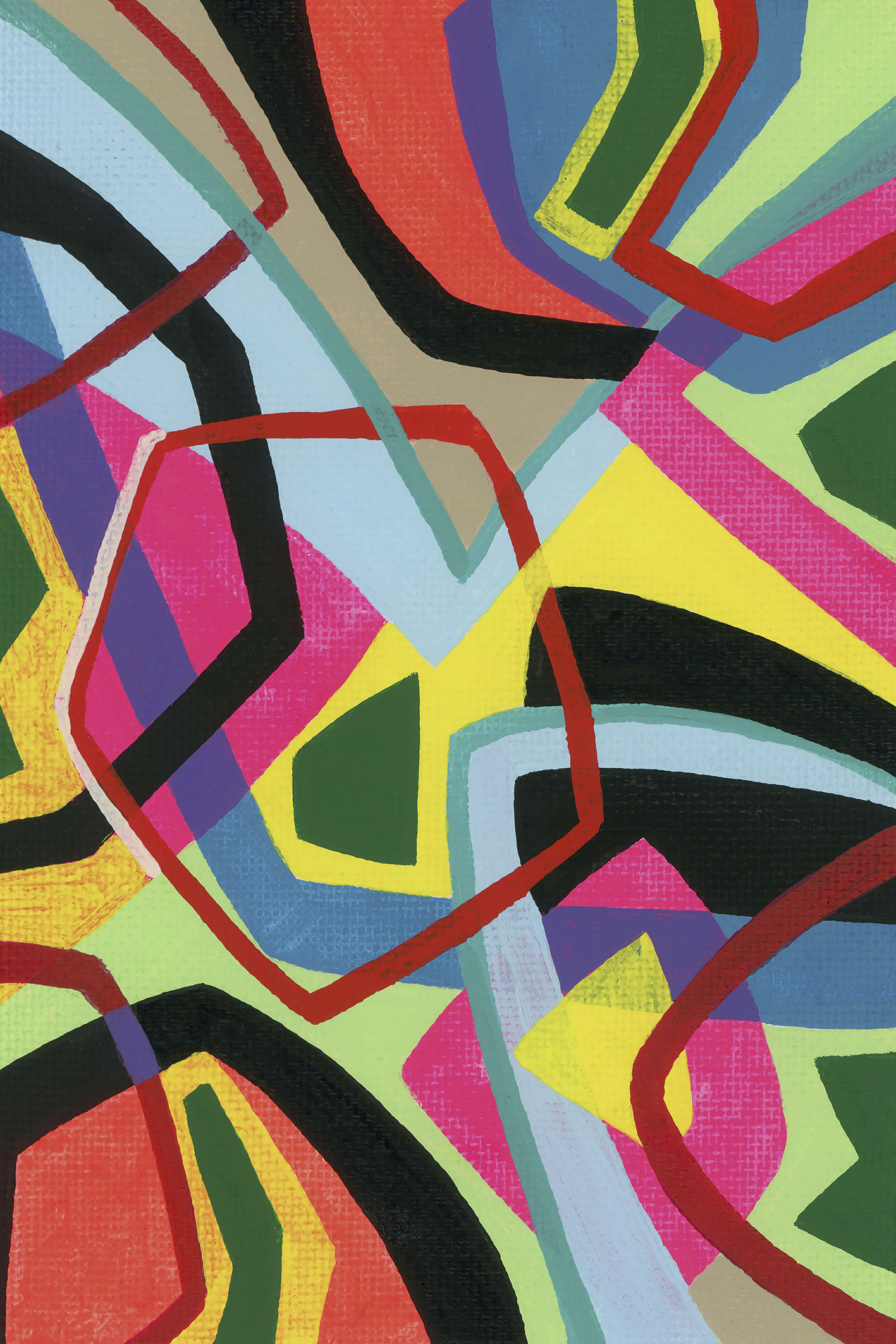 Orren Ellis Bold Shape Shift II - Wrapped Canvas Print | Wayfair