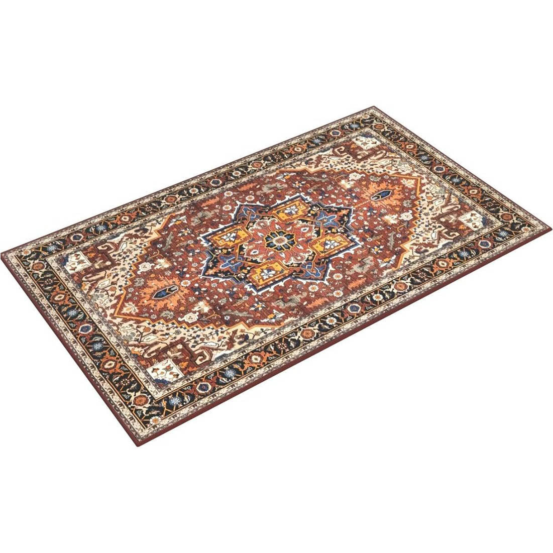 Bungalow Rose Ultra-Thin Washable Vintage Area Rug - 5X7 | Wayfair