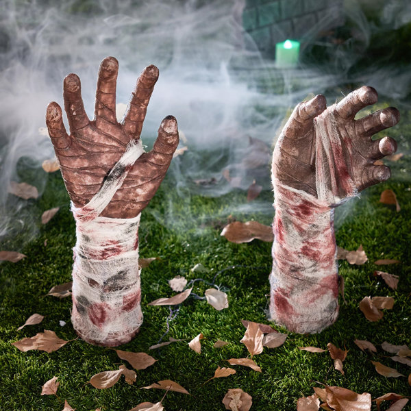 The Seasonal Aisle Halloween Zombie Arm Stakes, Halloween Yard Ground ...