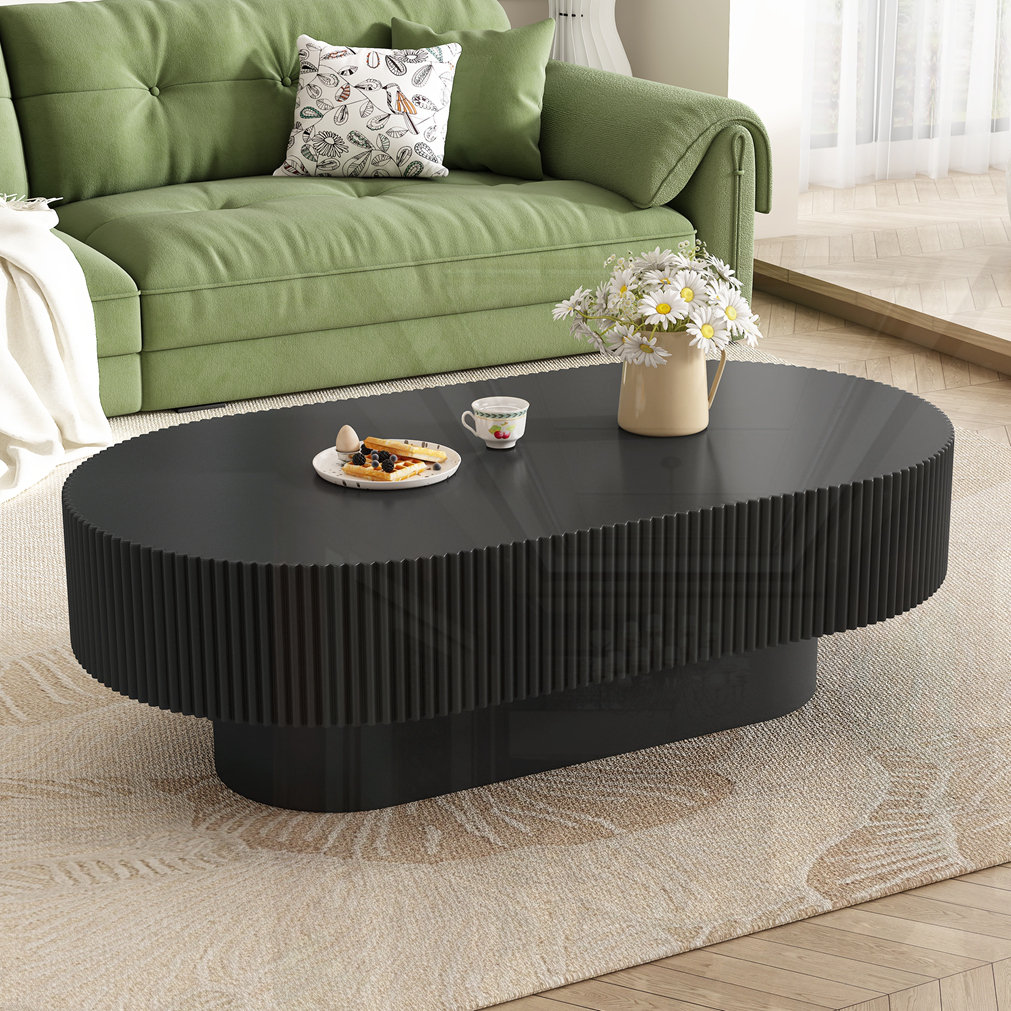 Latitude Run® Elegant Oval Coffee Table - Wayfair Canada