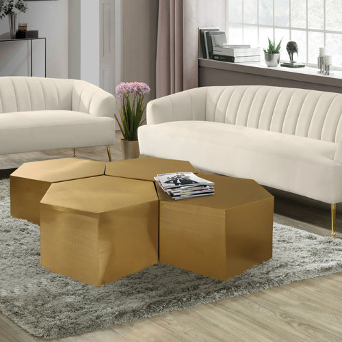 Gold Coffee Tables You'll Love | Wayfair