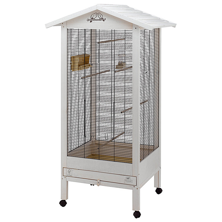 Ferplast 165cm Floor Bird Cage with Wheels | Wayfair.co.uk