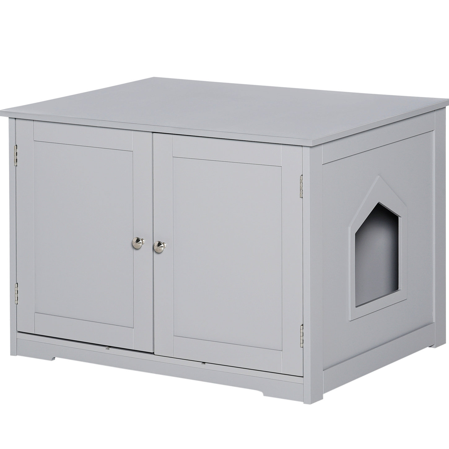 Tucker Murphy Pet™ Modern Cat Litter Box Enclosure With Adjustable ...