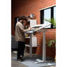Inbox Zero 48" Smart Drafting Table With Electric Height & Tilt ...
