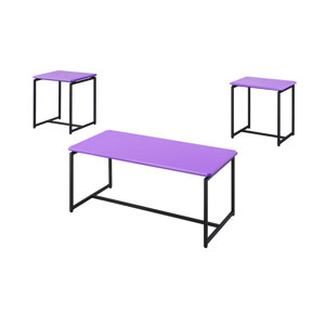 Ebern Designs Kapp Coffee Table,3 Piece Coffee Table and End Table Set ...