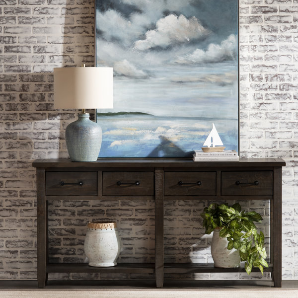 Dakota Fields Hungerford 26.5" Light Blue/Tan Table Lamp & Reviews ...