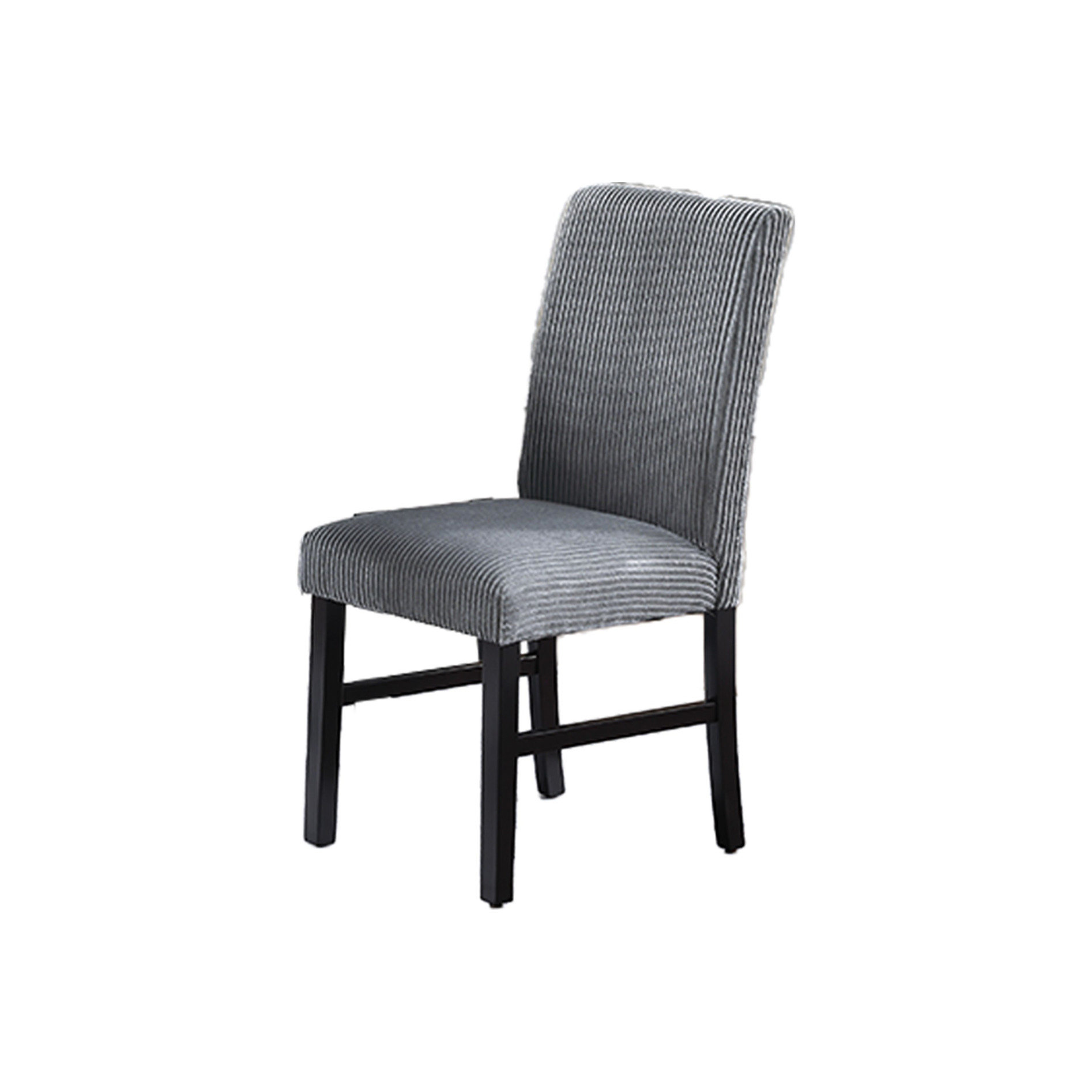 Mercer41 Contemporary 2pc Corduroy Dining Chairs, Modern Style ...