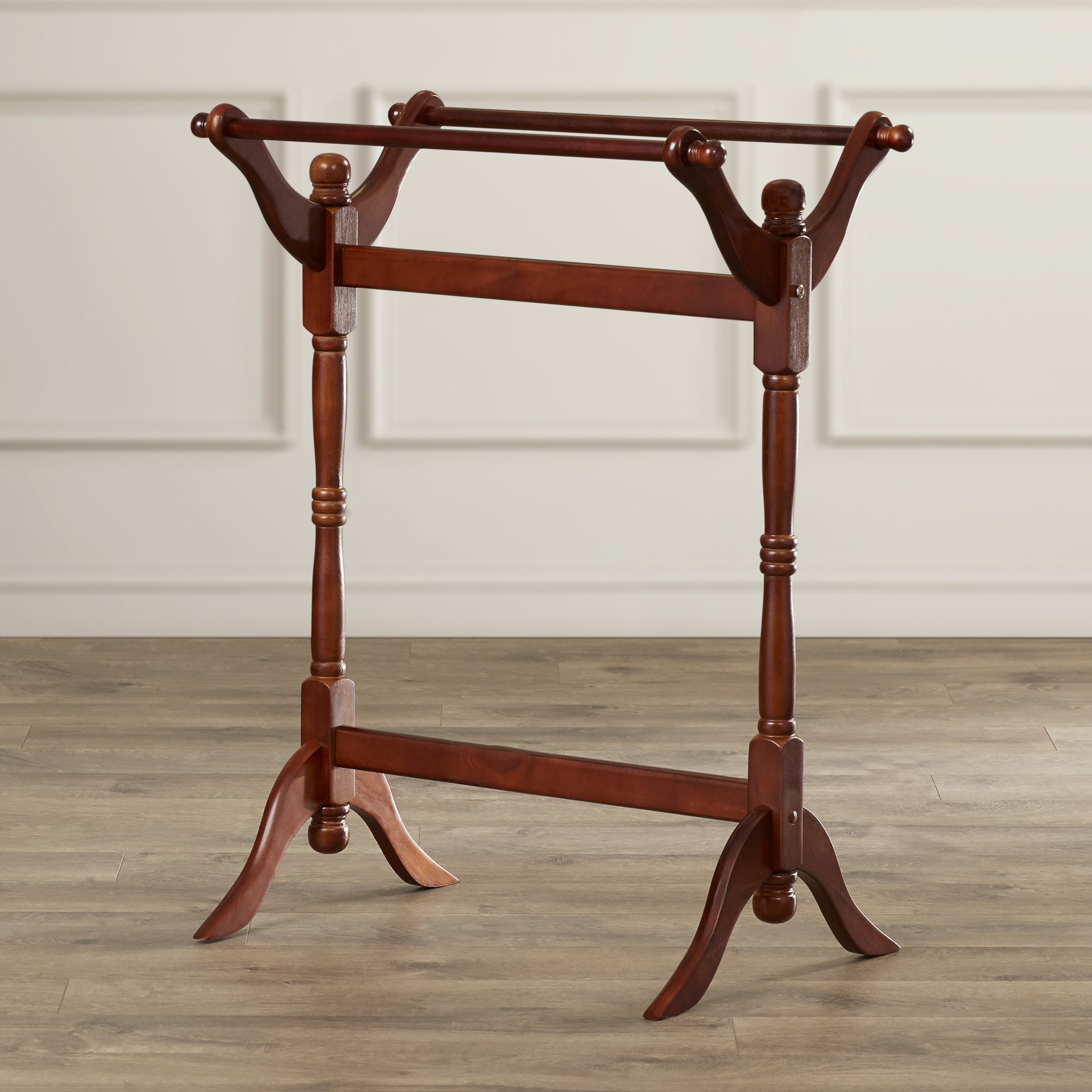 Darby Home Co Norman Solid Wood Quilt Rack & Reviews | Wayfair