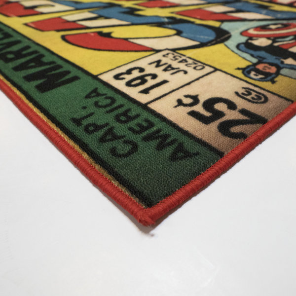 Marvel Licenced Disney Marvel Captain America Multi-Coloured Comic ...