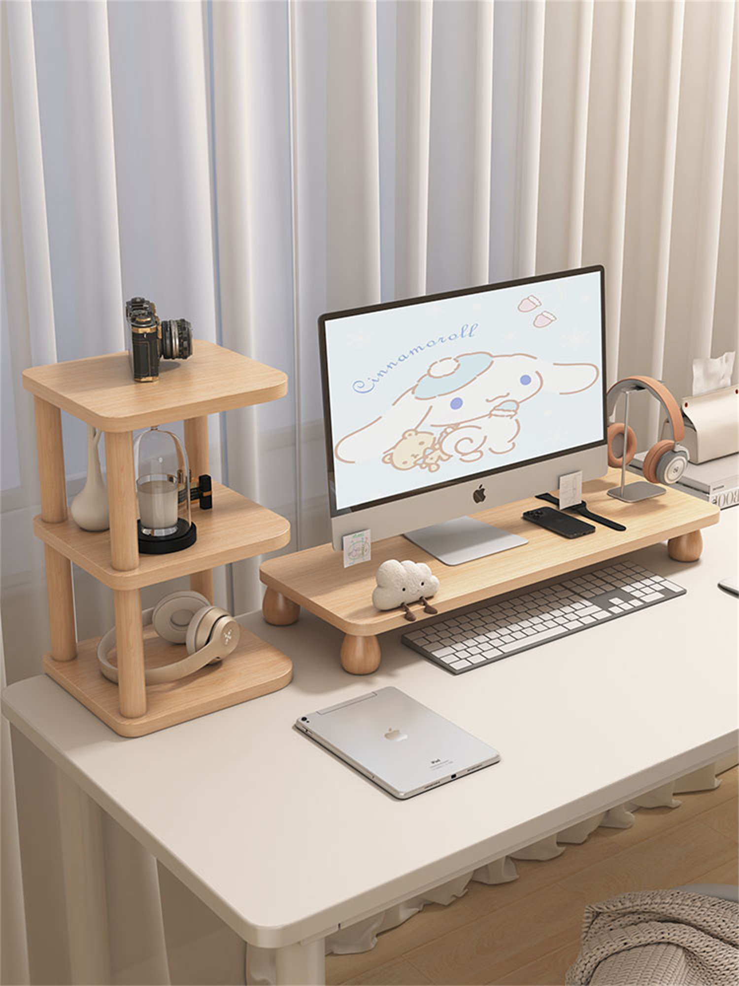 Brayden Studio® Abbygael Manufactured Wood Monitor Stand - Wayfair Canada