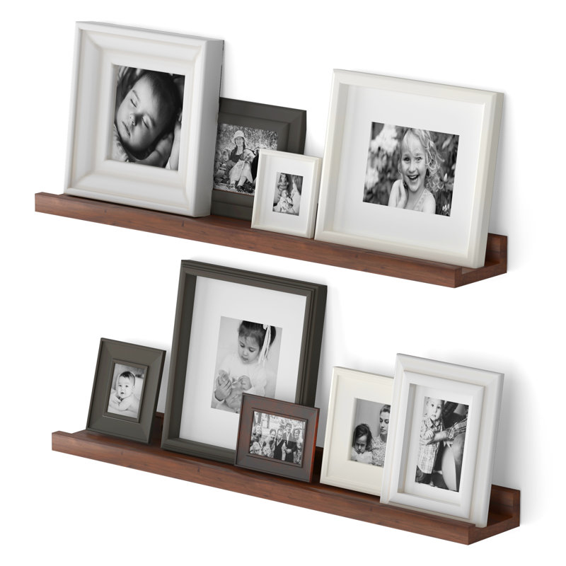 Ebern Designs Herewardus 2 Piece Picture Ledge Wall Shelf & Reviews ...