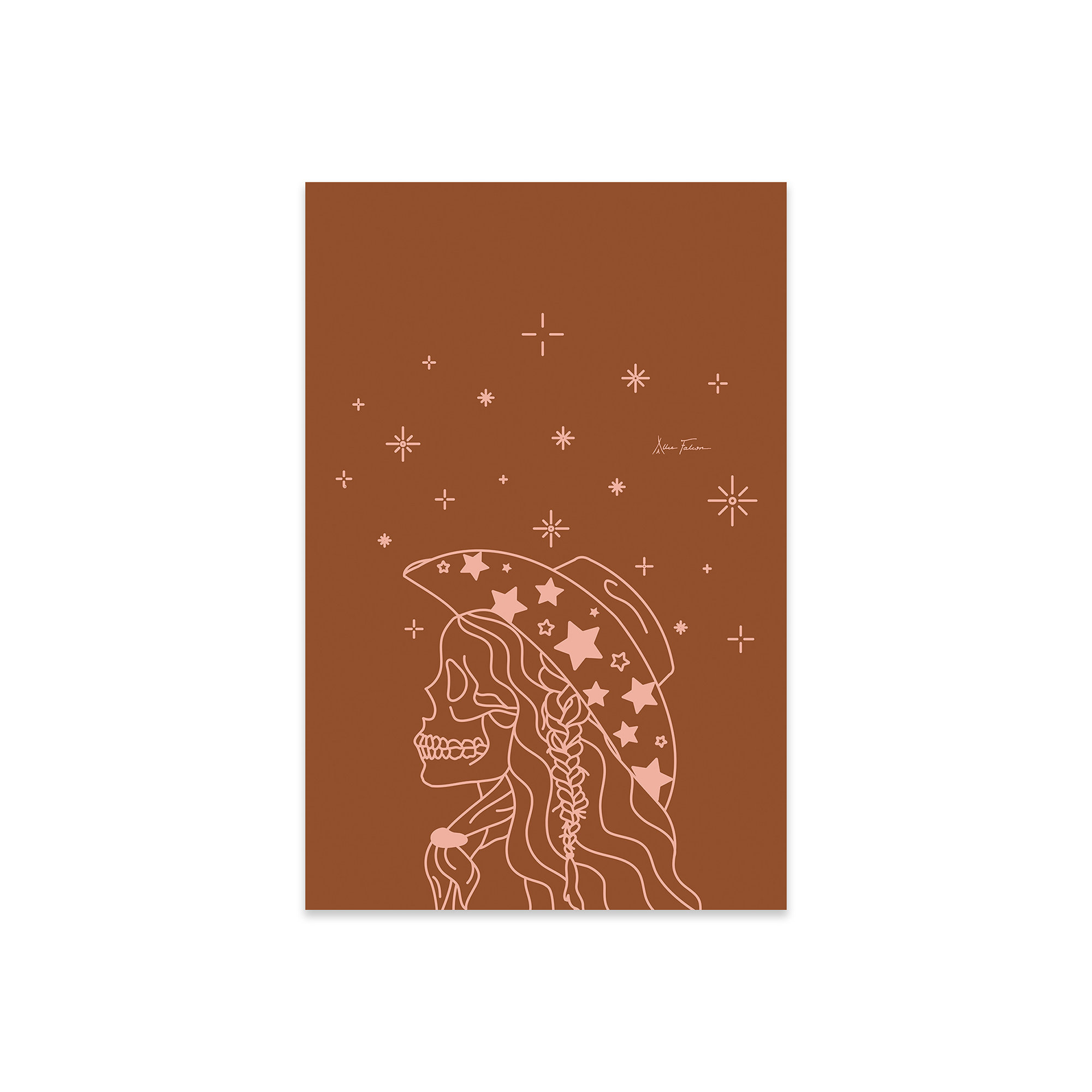 Red Barrel Studio® Love Or Die Tryin' Rhinestone Cowgirl In Rust On ...