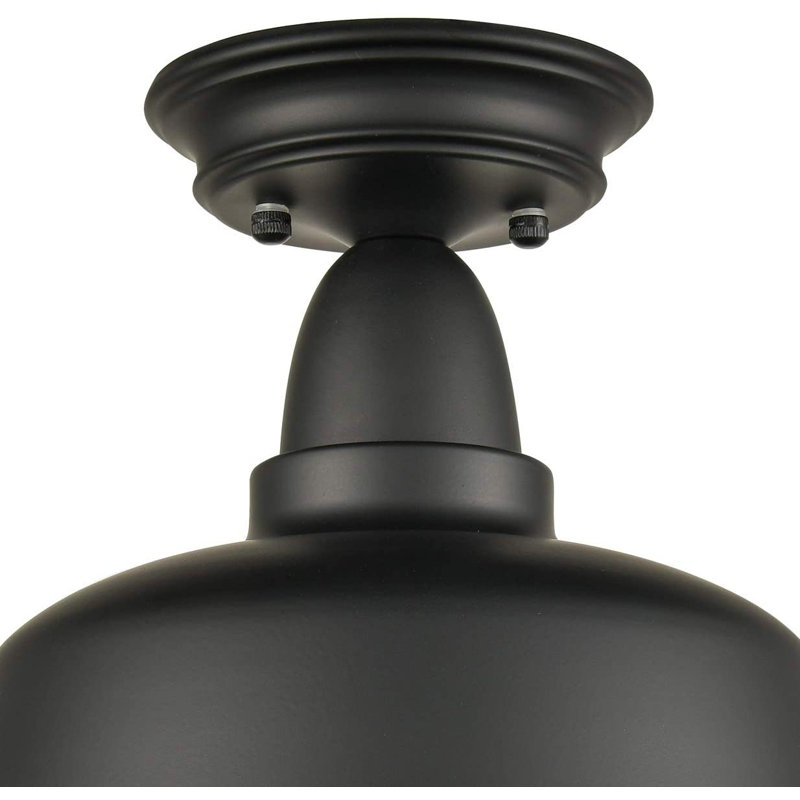 Red Barrel Studio® Aliona 1-Light 10.24" Semi Flush Mount | Wayfair