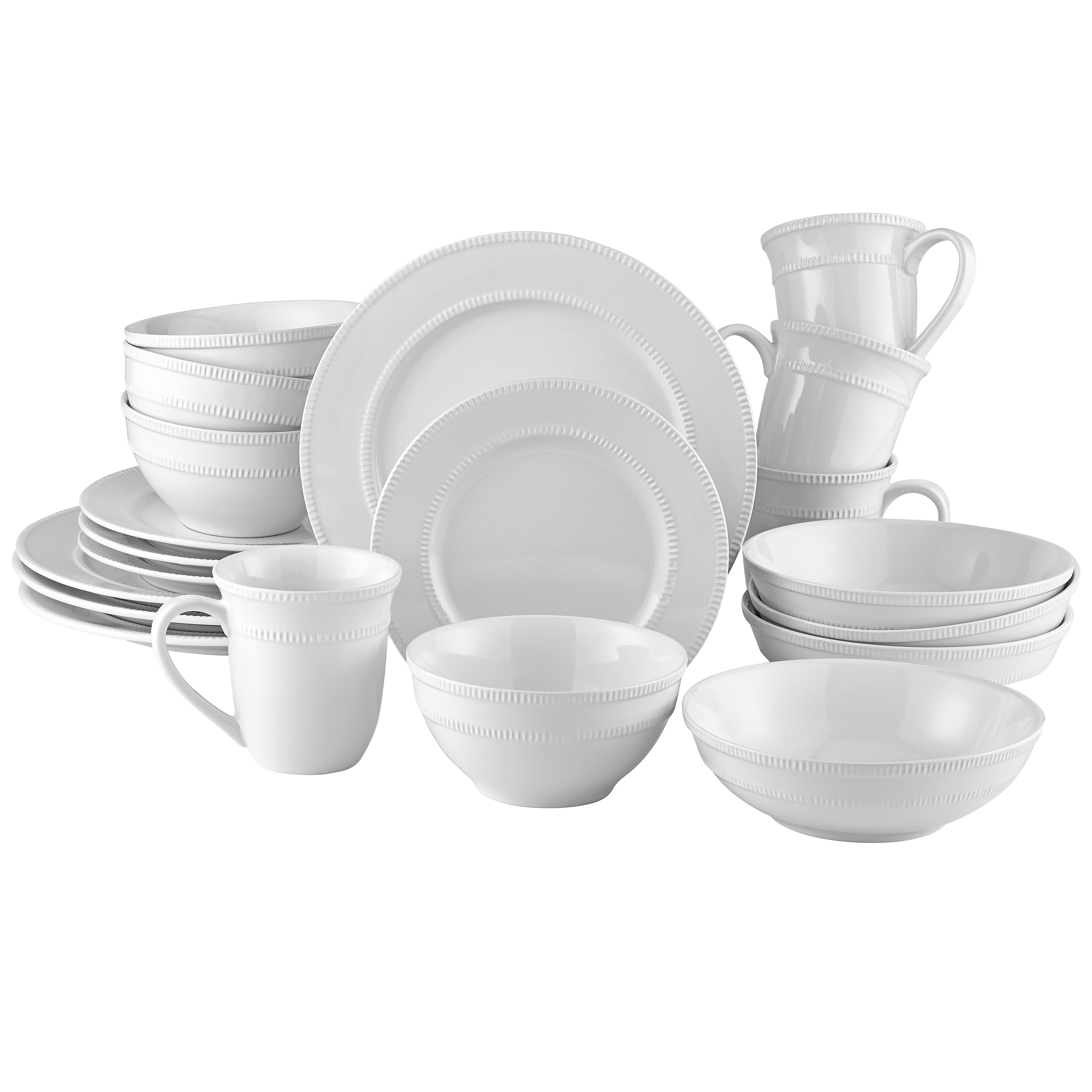 over&back 20 Piece Dinnerware Set, Service for 4 & Reviews - Wayfair Canada