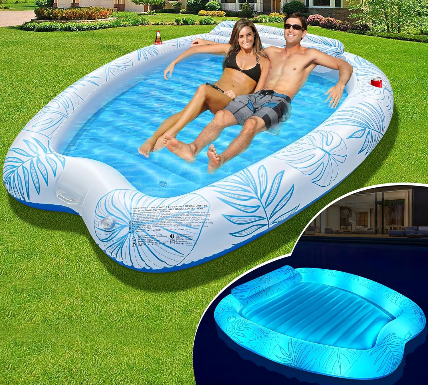 pool tanning float