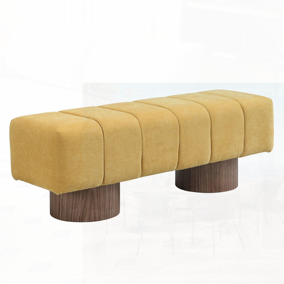 Latitude Run® Versatile Upholstered Dining Bench No-Assembly Required ...