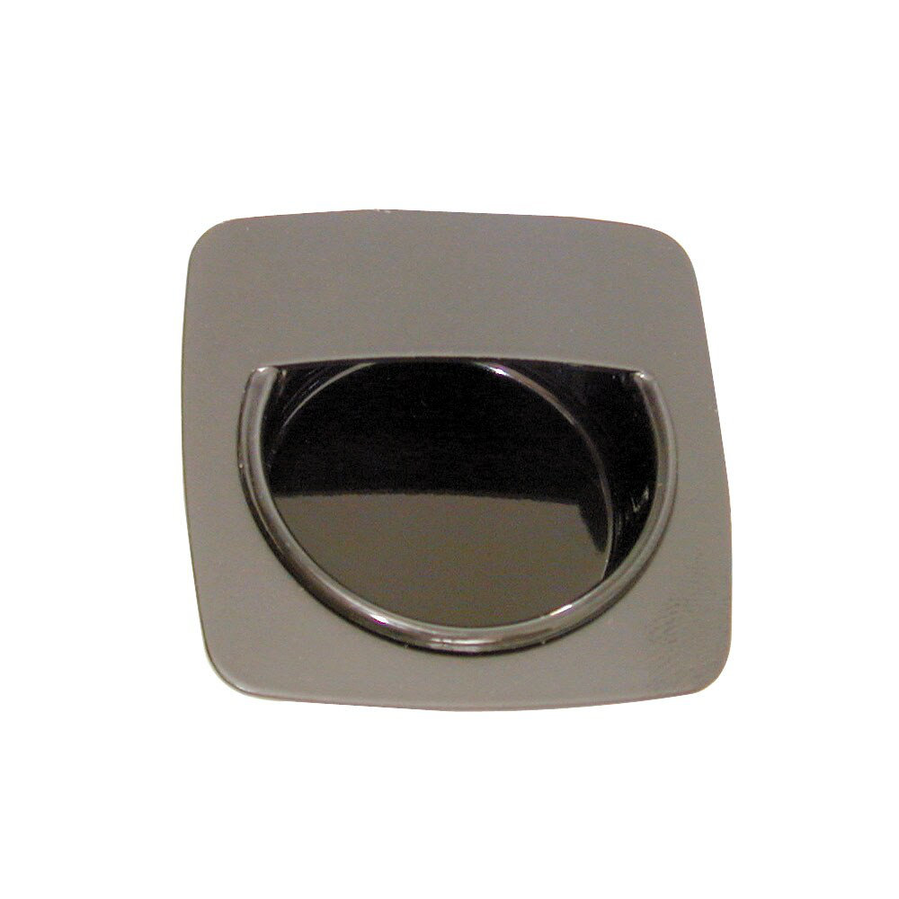 Outwater 25 Pack 1-3/4" Square Black Recessed Drawer Pulls With Metal ...