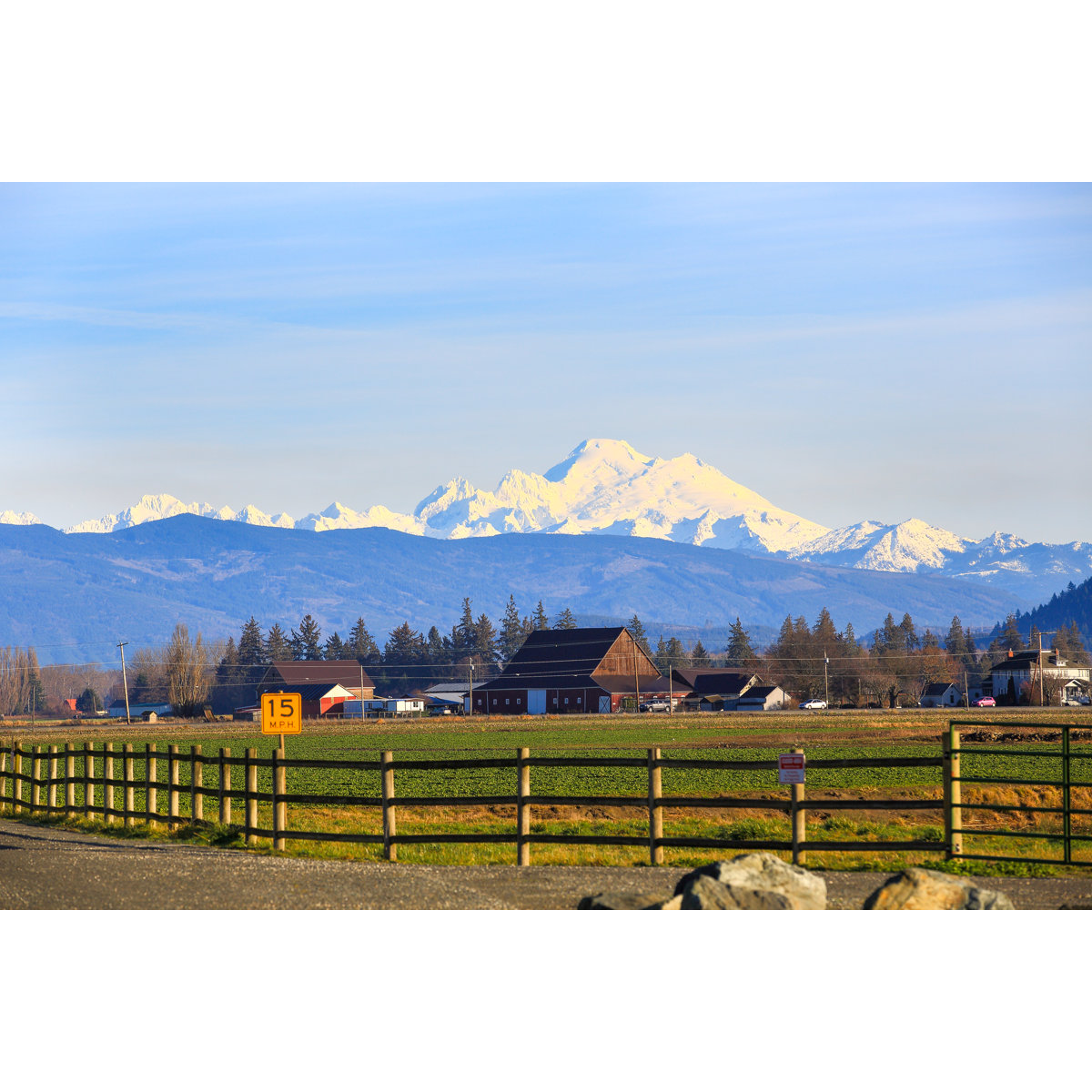 Brambly Cottage Mount Baker - Wrapped Canvas Photograph | Wayfair.co.uk