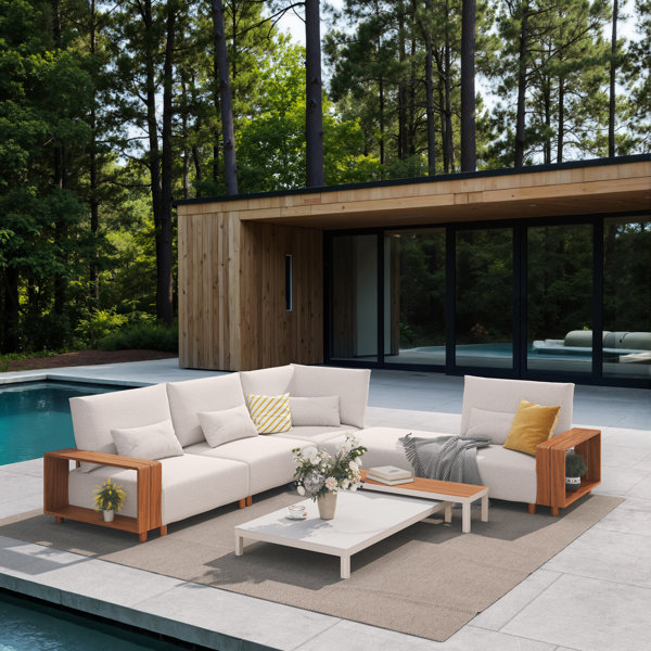 Ebern Designs Yanali 7-Pieces Patio Aluminium Conversation Sets | Wayfair