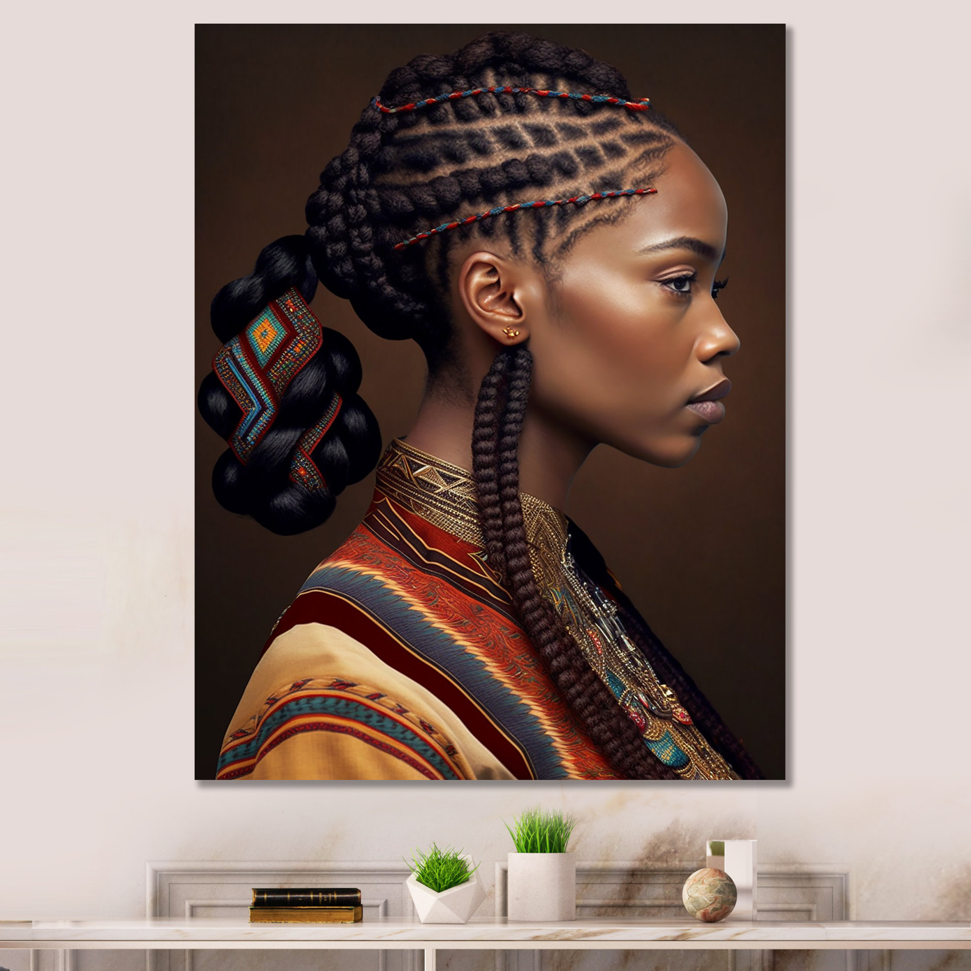 Dakota Fields Cormiers African American Woman Traditional Clothes VI On ...