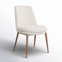 Joss & Main Pindall Linen Blend Metal Side Chair Dining Chair | Joss & Main