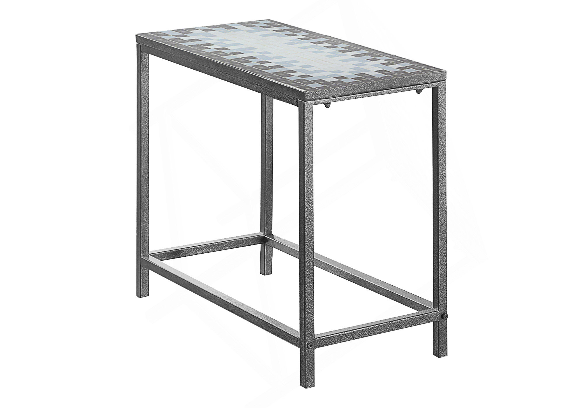 Latitude Run® Versatile Blue Tile Accent Table With Transitional Style ...
