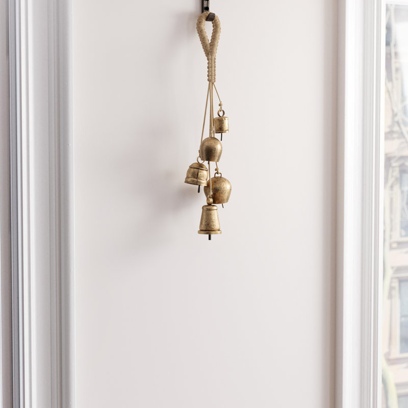 Kelly Clarkson Home Kristen Metal Vertical Hanging Decorative Cow Bells ...