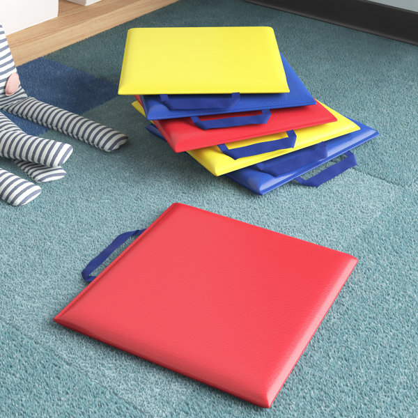 Children's Factory Rainbow 12" Sit-Upons - 6 | Wayfair