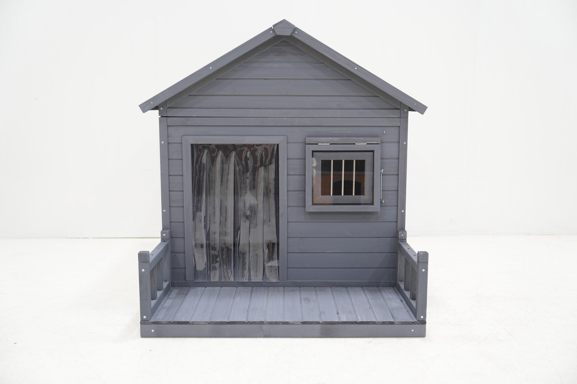 Tucker Murphy Pet™ Solid Wood Asphalt Roof Dog House For Large Dogs ...