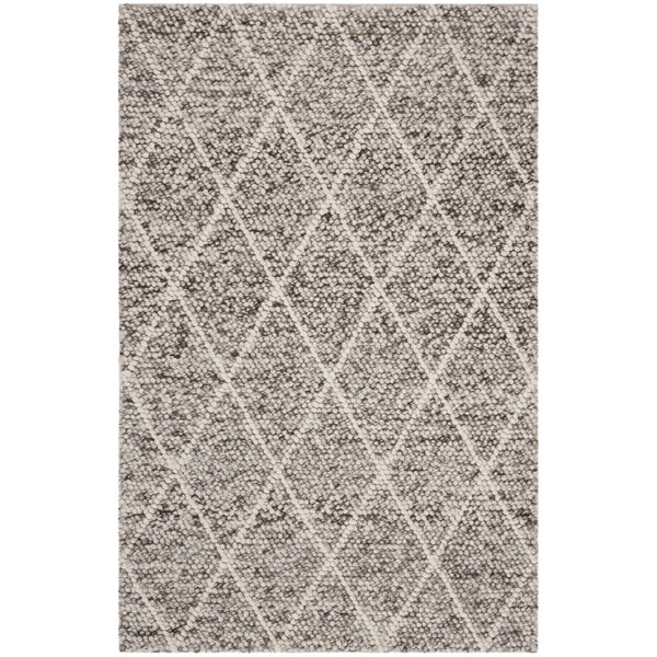 Union Rustic Huberty Hand Woven 80% Wool And 20% Cotton Geometric Rug ...
