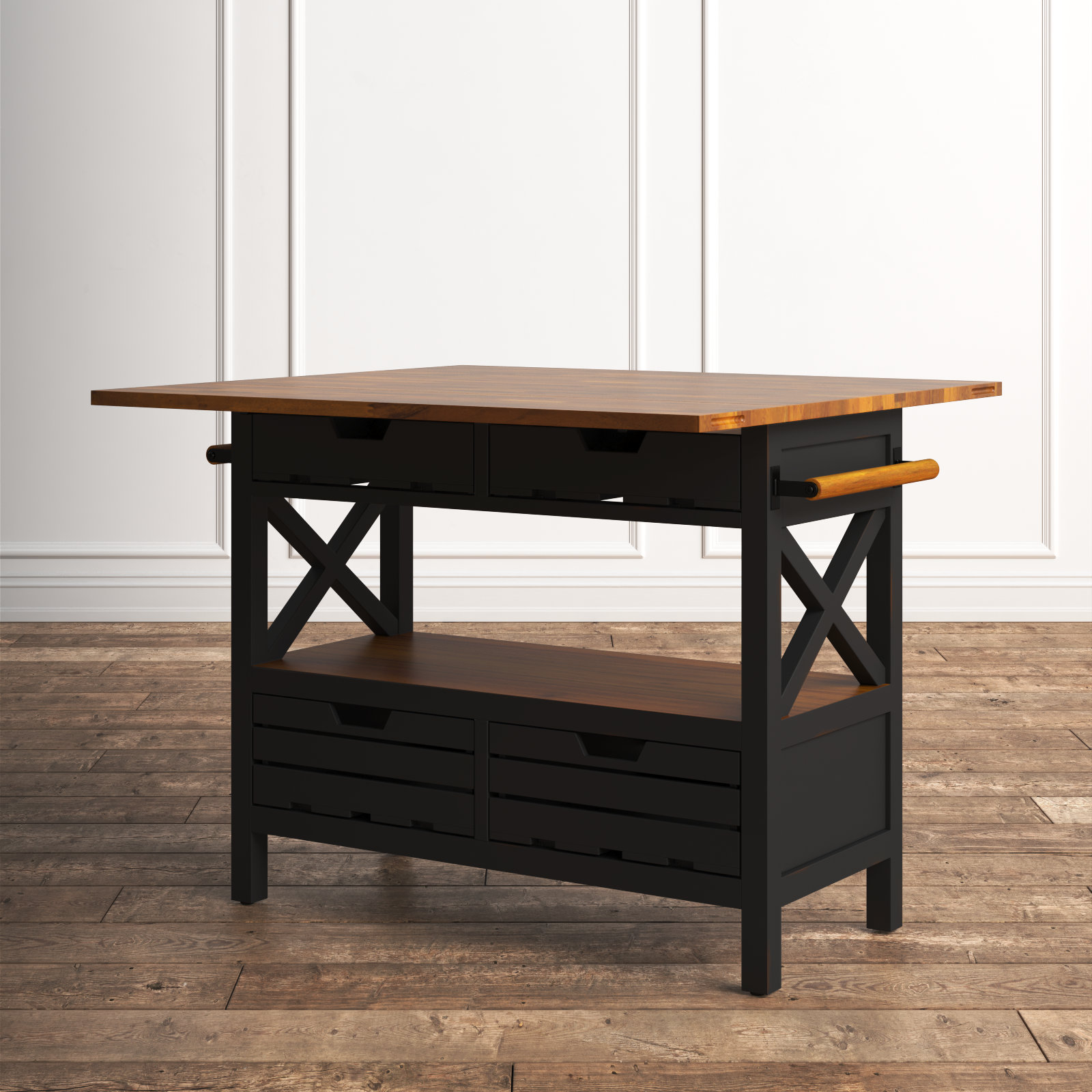 Kelly Clarkson Home Clio Kitchen Island & Reviews | Wayfair