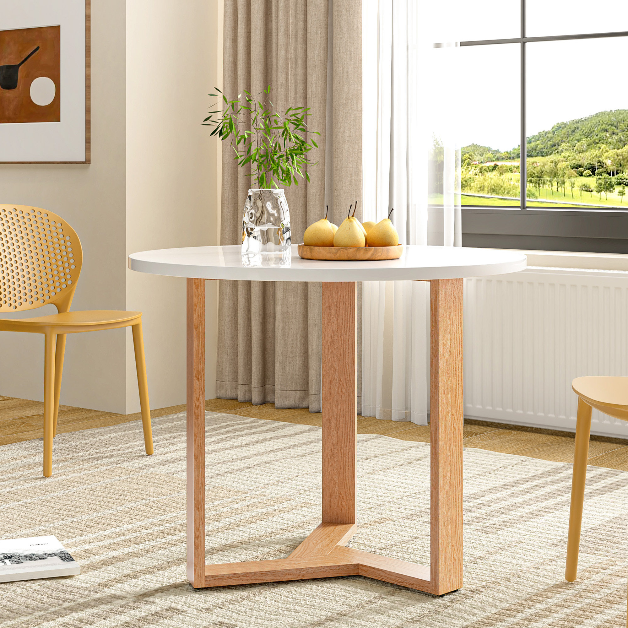 Ophelia & Co. 31.5" Small Round Dining Table - Wayfair Canada