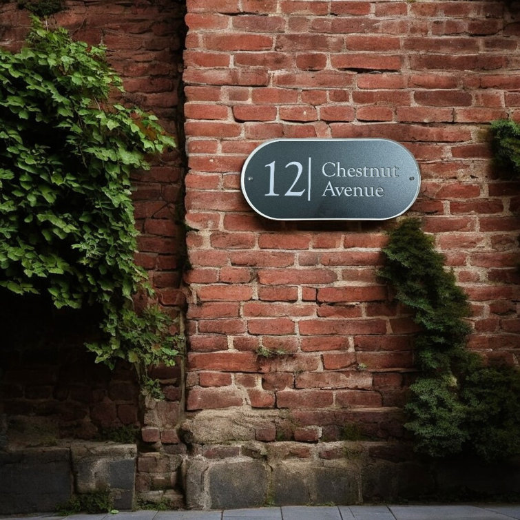 Ebern Designs Acrylic house address plaque | Wayfair.co.uk