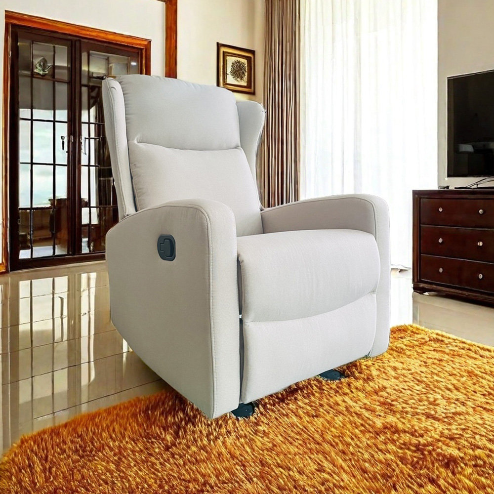 Latitude Run® Adjustable Modern Recliner Chair With Lumbar Support ...