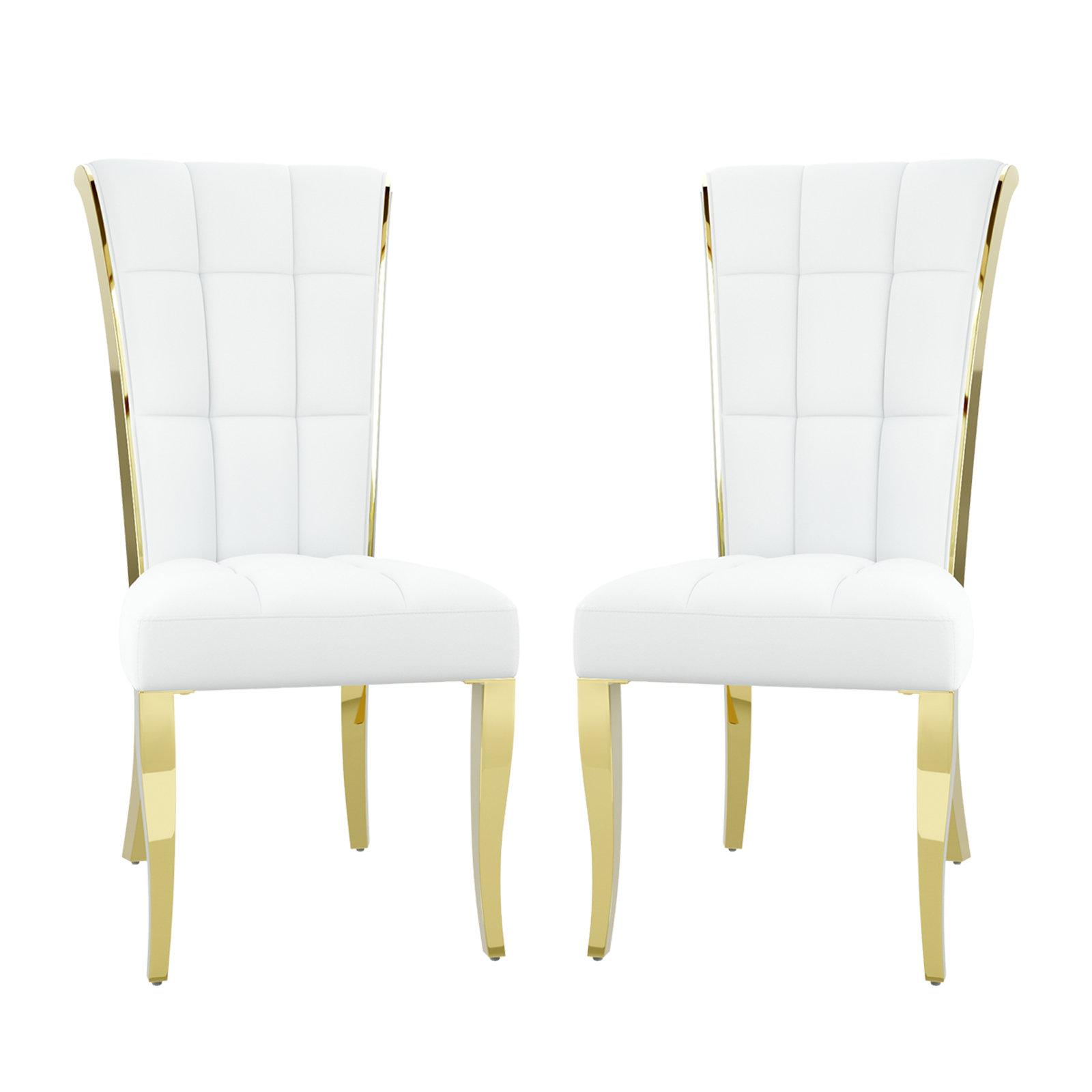 Hokku Designs Husnaa Velvet Side Chair Dining Chair | Wayfair
