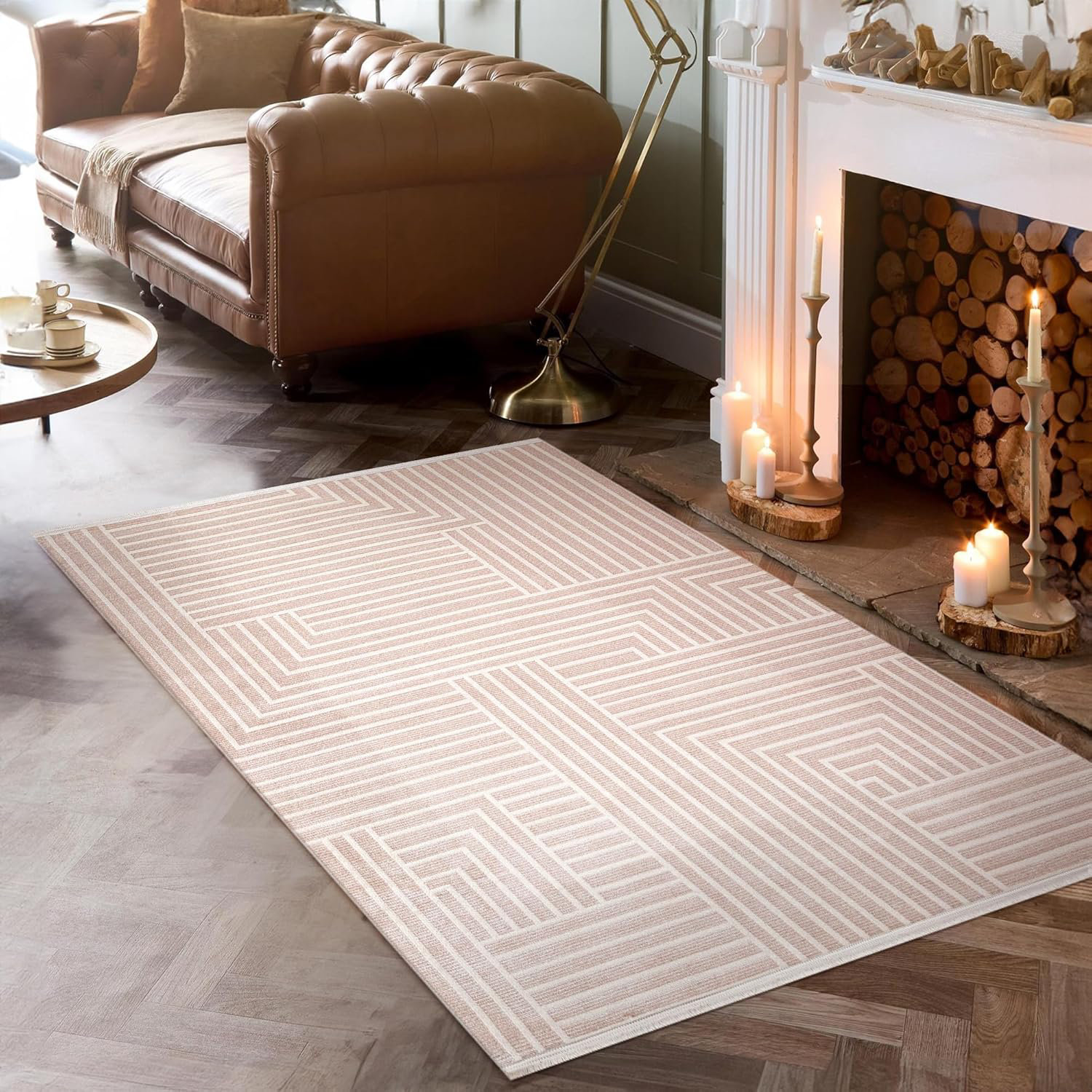 NETLINE HOME Soft Plush Area Rugs Non Slip Hallway Rug Large Bedroom ...