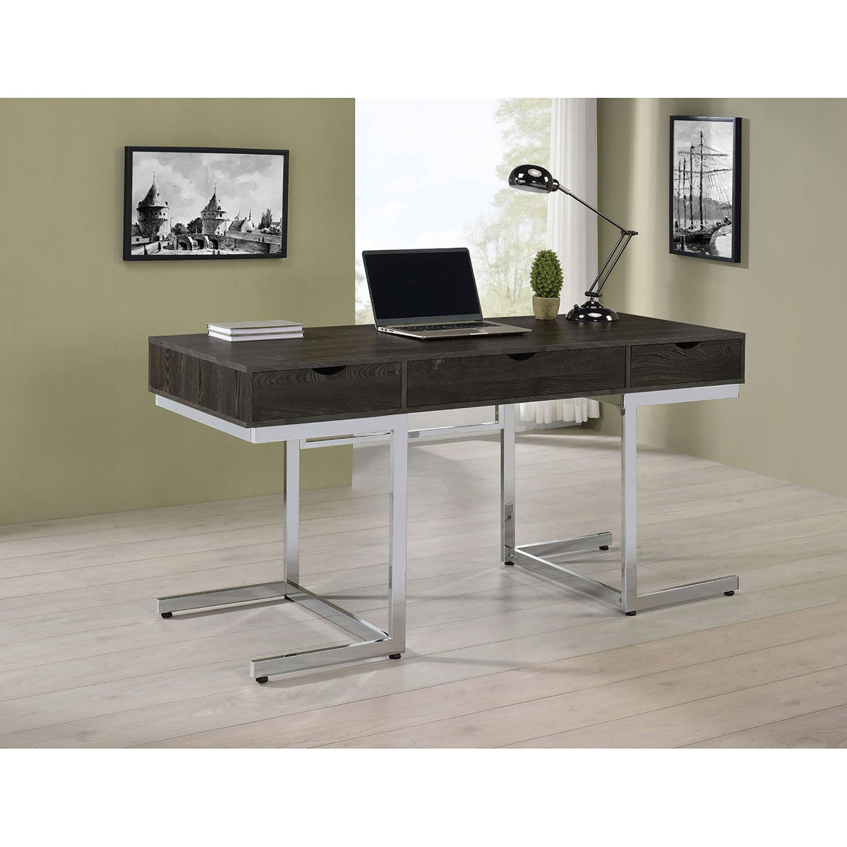 Home Decor 3-Drawer Writing Desk | Wayfair