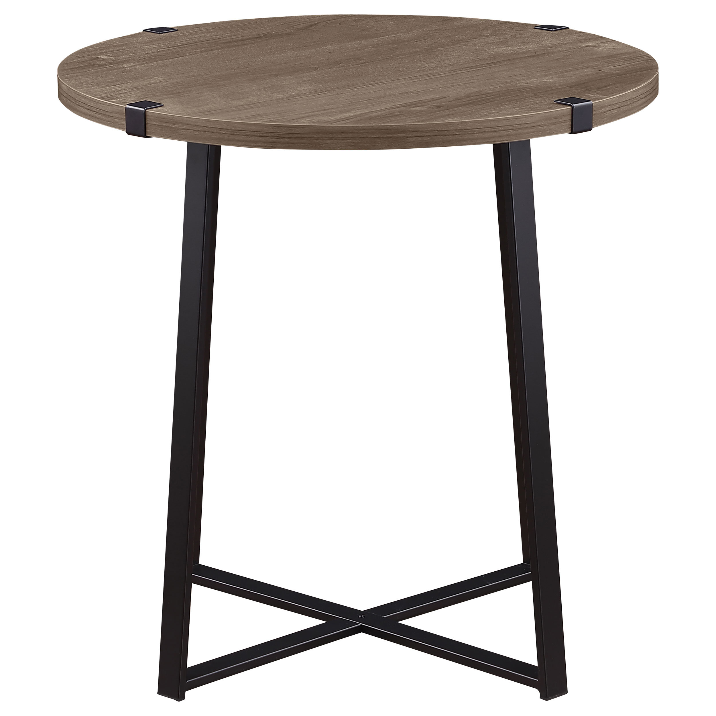 17 Stories Greenquist Round Engineered Wood Side End Table - Wayfair Canada