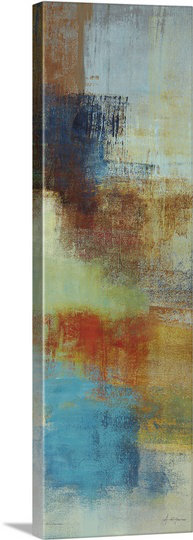 Canvas On Demand 'Color Abstract II' by Simon Addyman Painting Print on ...