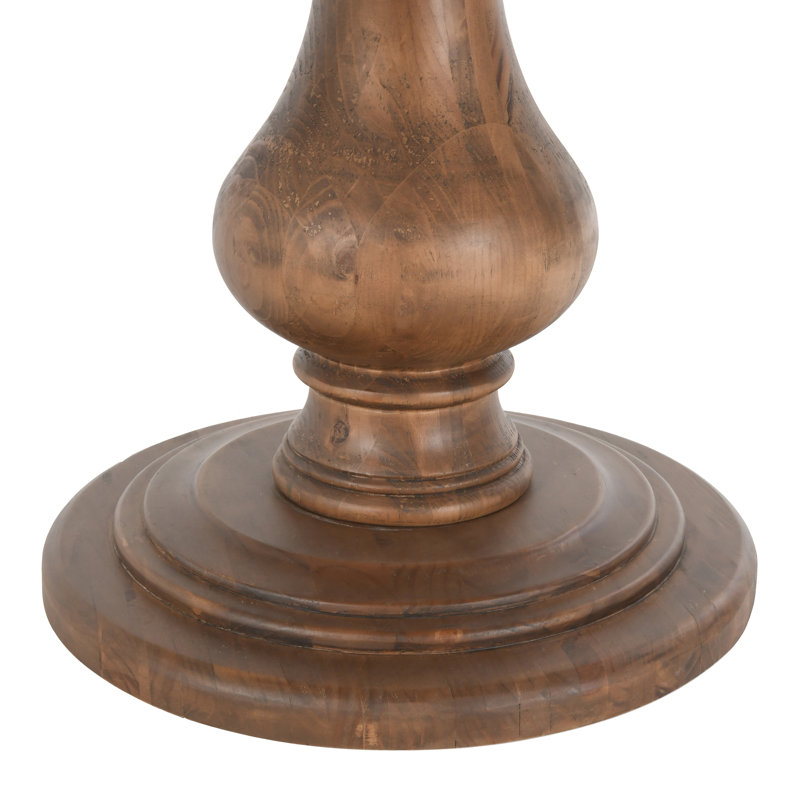 Birch Lane™ Albia 54" Solid Wood Pedestal Dining Table & Reviews | Wayfair