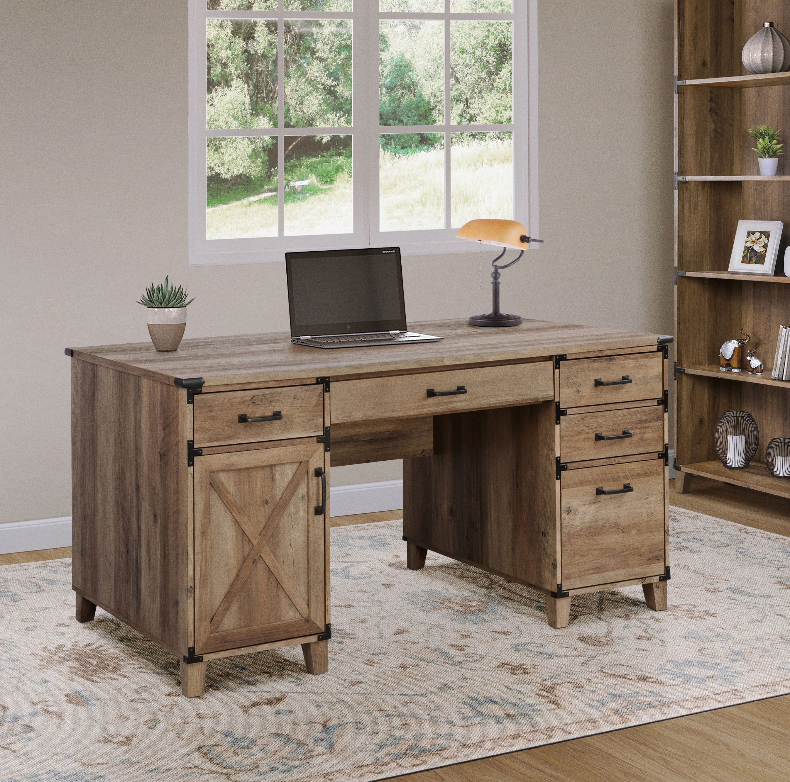 Millwood Pines Dazile 59" Executive Desks & Reviews - Wayfair Canada