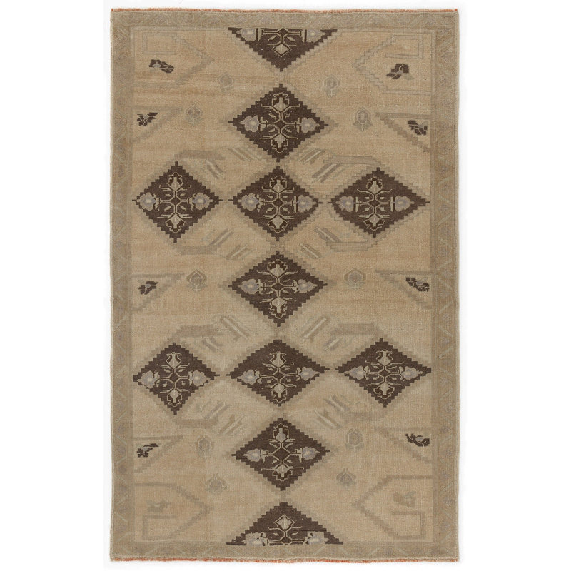 Bungalow Rose Rectangle Zadian Rectangle 5'2" X 7'11" Wool Indoor ...