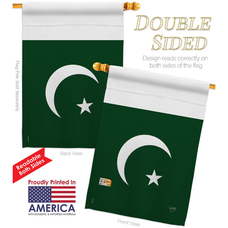Breeze Decor Pakistan House Flags Pack Nationality Regional Yard Banner ...