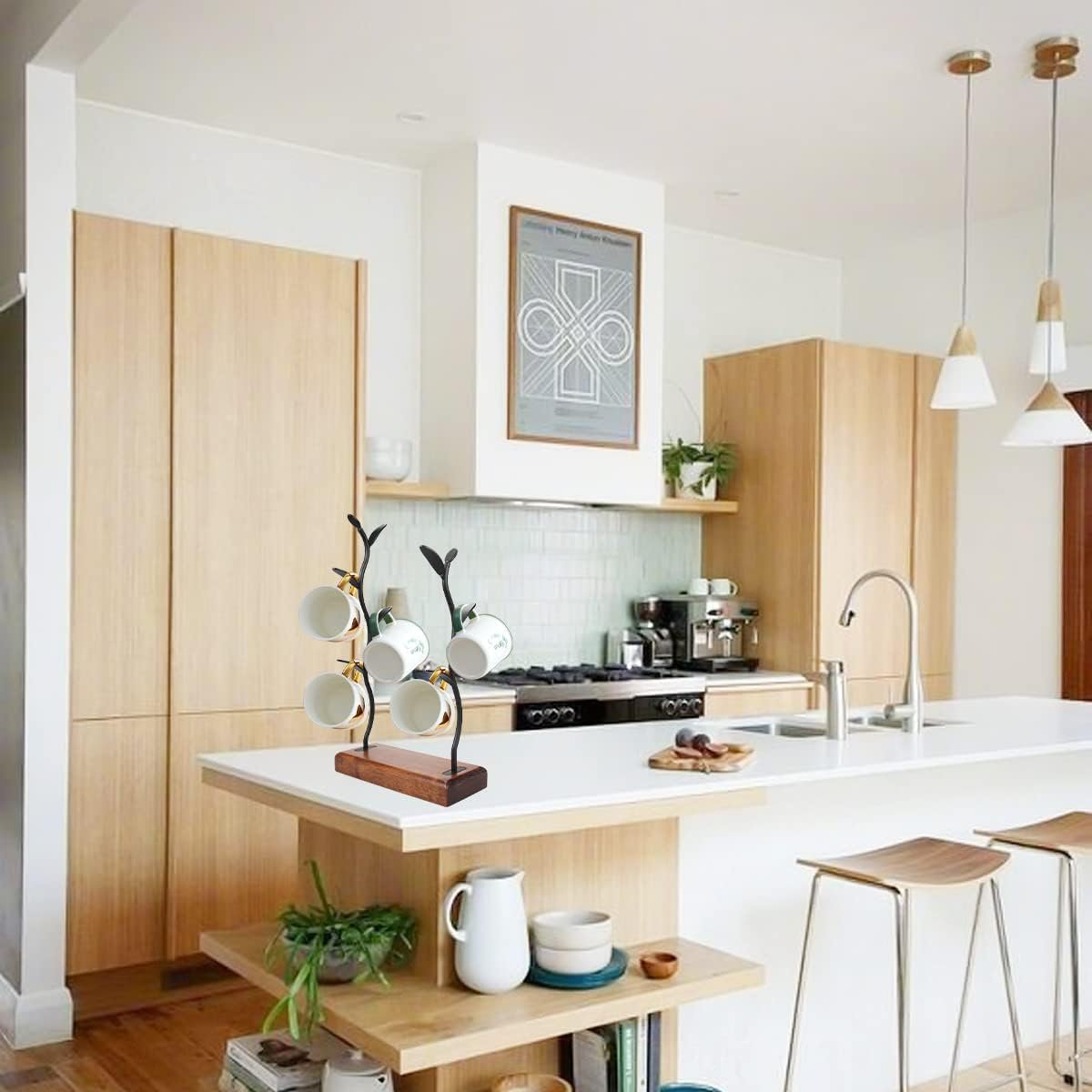 Rosdorf Park Keyanda 7'' W Solid Wood Shelving Unit | Wayfair