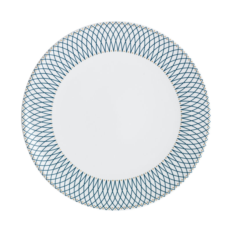 Denby Porcelain Modern Deco China Dinnerware - Set of 12 | Wayfair