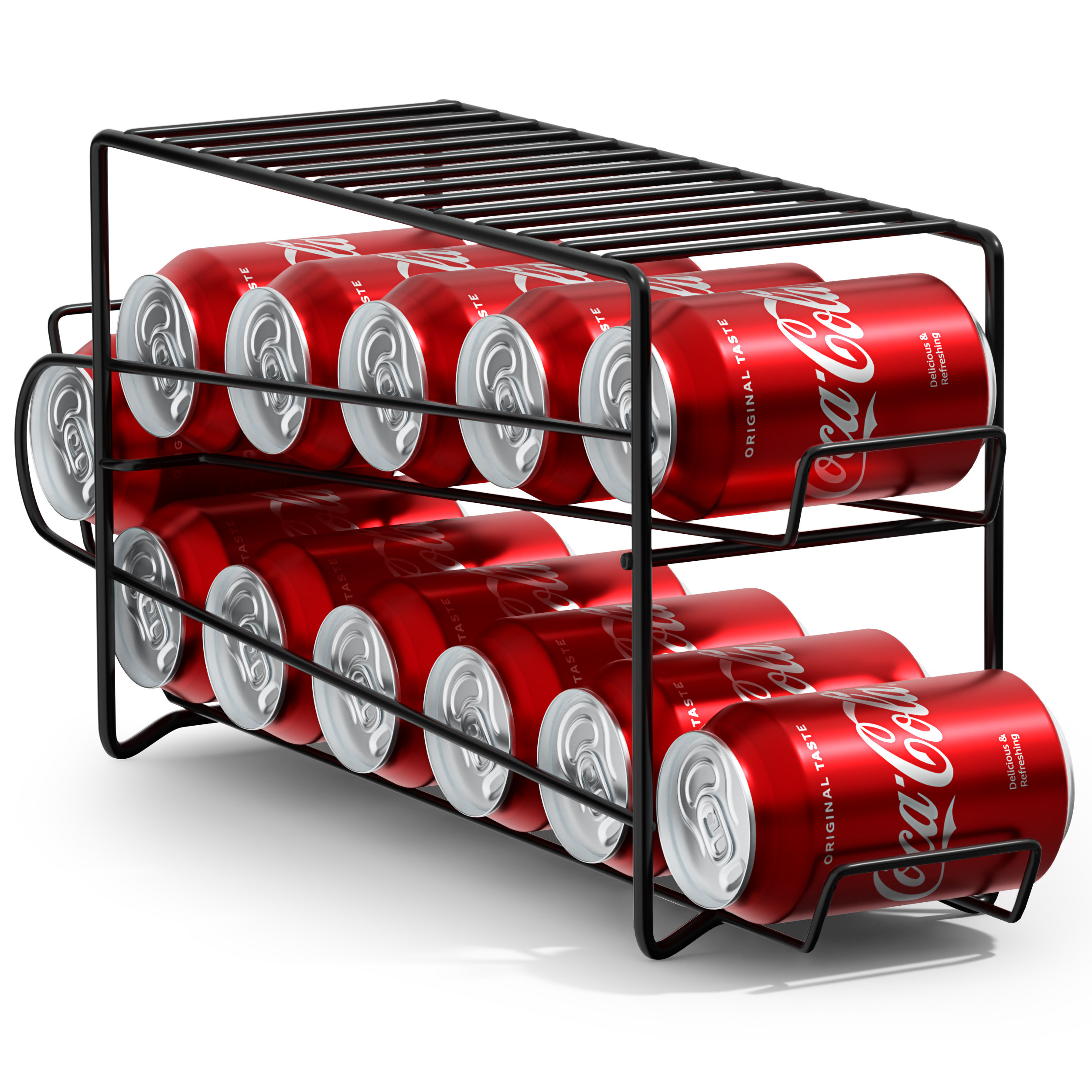 Sorbus Soda Can Rack Beverage Dispenser – Soda Can Organizer Dispenses ...