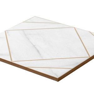 Long Island Mosaics & Tile Orion 8" x 8" Porcelain Marble Look Wall ...